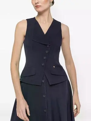 NISSA Single-breasted Tailored Vest