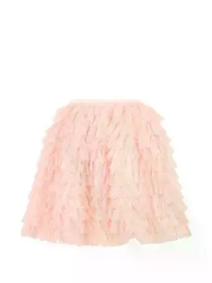 Valentino Garavani Ruffled Polka-dot Skirt - Pink