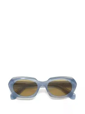 RETROSUPERFUTURE Epoca Geometric-frame Sunglasses - Blue