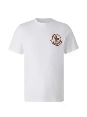 Moncler Logo-patch T-shirt - White