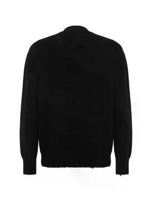 LANEUS V-neck Cardigan - Black