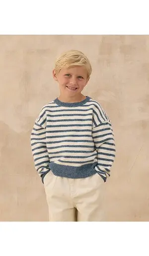 RYLEE + CRU Striped Pullover Sweater