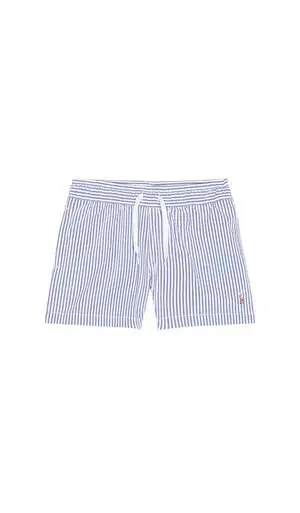 Polo Ralph Lauren Cotton-blend Traveler Swim Trunks - Blue
