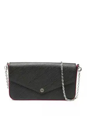 LOUIS VUITTON 2018 Epi Pochette Felicie - Black