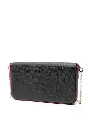 LOUIS VUITTON 2018 Epi Pochette Felicie - Black