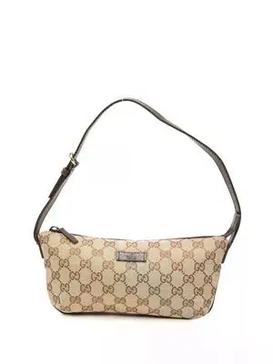 Gucci 2000-2015 Gg Canvas Shoulder Bag - Brown