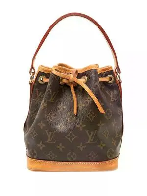 LOUIS VUITTON 2003 Monogram Mini Noe Bucket Bag - Brown