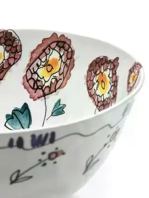 SERAX Floral-print Serving Bowl