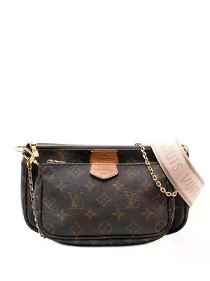 LOUIS VUITTON 2021-2025 Monogram Multi Pochette Accessoires Satchel - Brown