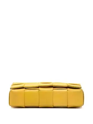 Bottega Veneta Nappa Intrecciato Cassette Crossbody Bag - Yellow
