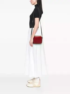 Gucci Small Tricolor Leather Soho Disco Crossbody Bag - Red
