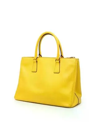 Prada Medium Saffiano Lux Galleria Double Zip Satchel