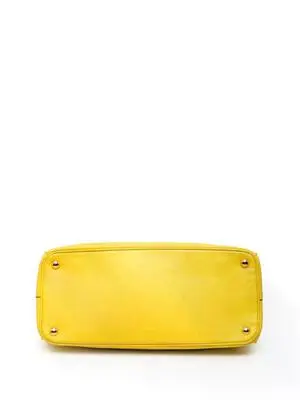 Prada Medium Saffiano Lux Galleria Double Zip Satchel