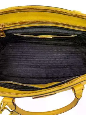Prada Medium Saffiano Lux Galleria Double Zip Satchel