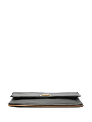 Celine 2006 Leather Carriage Clutch