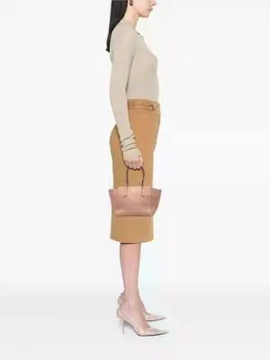 Gucci 2000-2015 Calfskin Swing Tote Bag - Pink