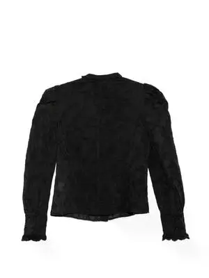 Isabel Marant Étoile Zorica Embroidered Puff Sleeve Blouse
