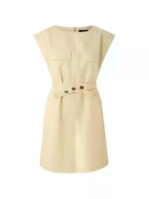 Soeur Imane Belted Dress - Neutrals