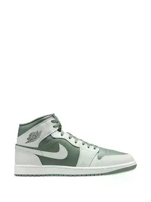 JORDAN Air 1 Mid Top Sneakers - Green