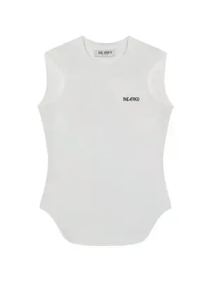 Attico Logo Detail Tank Top - White