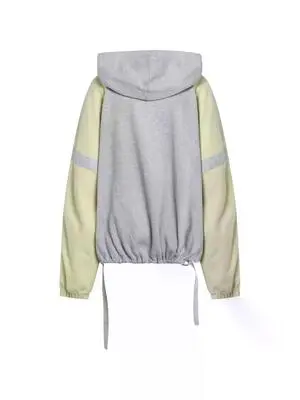 Attico Hooded Colourblock Bomber Jacket