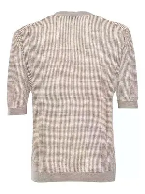 BALLANTYNE Waffle-knit Short-sleeved T-shirt