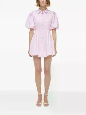 Simkhai Cleo Puff-sleeve Mini Dress