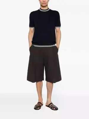PAOLO PECORA Striped Pocket T-shirt