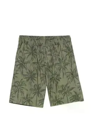 Karl Lagerfeld Palm-print Shorts - Green