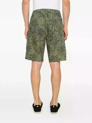 Karl Lagerfeld Palm-print Shorts