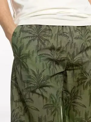 Karl Lagerfeld Palm-print Shorts
