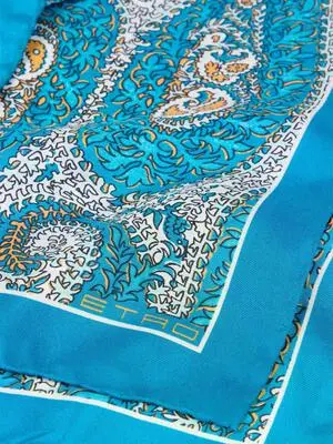 Etro Paisley Silk Scarf