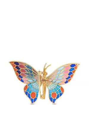 LB EXCLUSIVE Enamel Butterfly Brooch