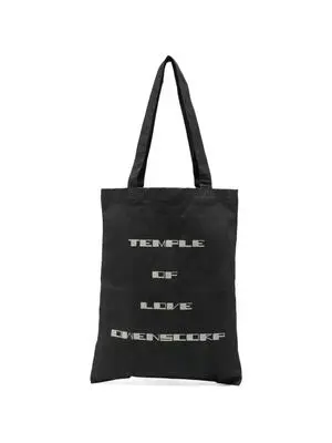 Rick Owens Graphic Shoulder Bag - Black