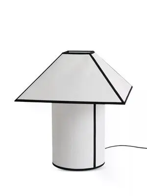 HAY Ava Pyramid Black-trim Table Lamp
