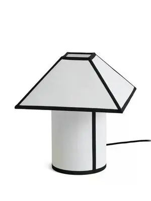 HAY Ava Pyramid Trim-detail Table Lamp - White
