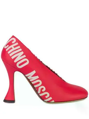 Moschino Logo-print Pumps - Red