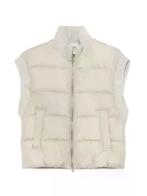 Peserico High Neck Vests For Women