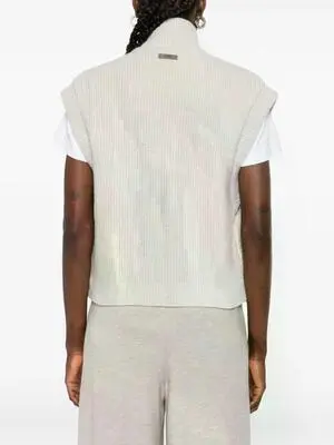 Peserico Quilted Ribbed Gilet