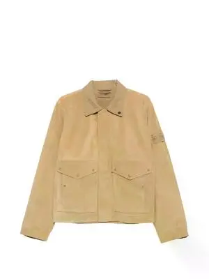 Stone Island Suede Jacket - Neutrals