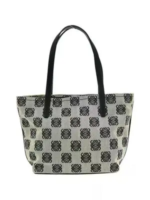 Loewe 2009 Patterned Canvas Tote Handbag