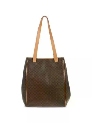 Celine 1990s Macadam Tote Handbag
