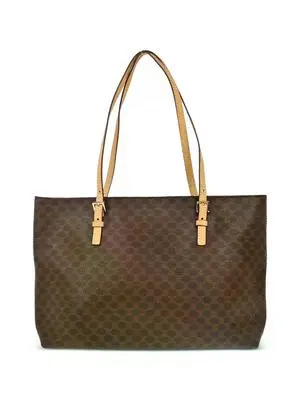 Celine 1990s Macadam Tote Bag - Brown