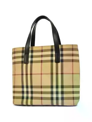 Burberry Check Tote Bag