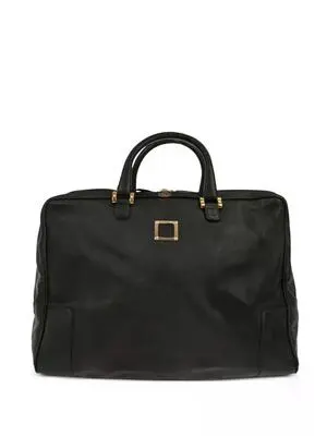 Loewe 1990s Amazona Leather Handbag - Black