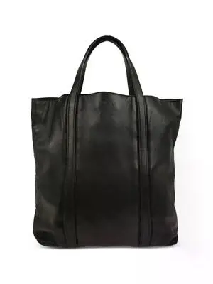 Loewe 1990s Leather Tote Bag - Black