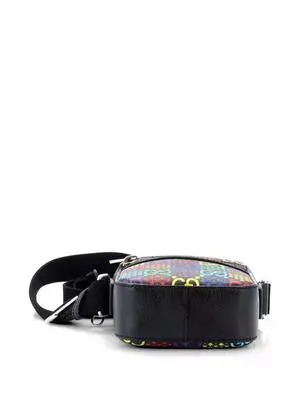 Gucci Psychedelic Print Gg Coated Canvas Mini Messenger Bag