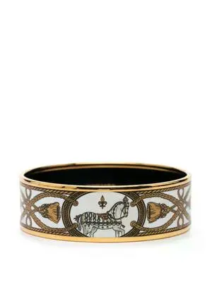 HERMÈS Hermès Grand Apparat Enamel Bangle