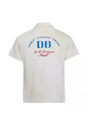 DOUBLET Bear-appliqué Polo Shirt