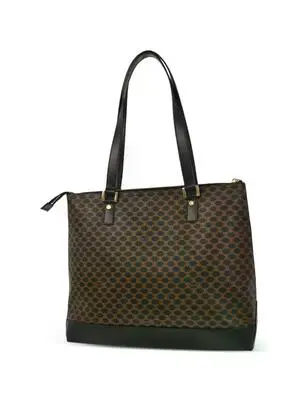 Celine 1990s Macadam Tote Handbag